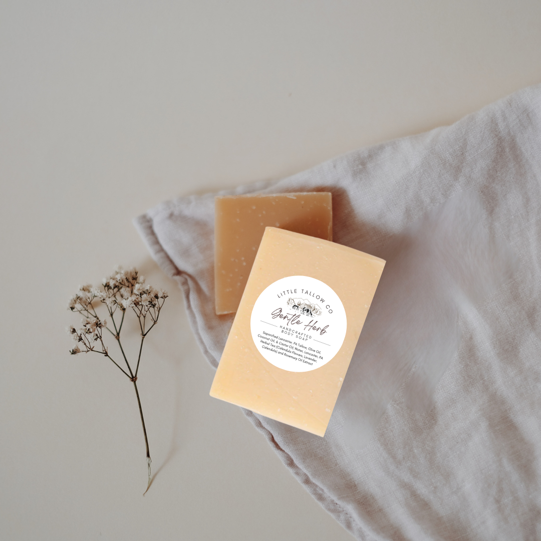 Gentle Herb Tallow Bar Soap – LittleTallowCo